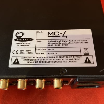 Mutec MC-4 Digital Format-Converter | Reverb UK