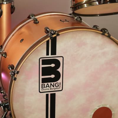 Bang! Drums Prototype Copper Drum Set 22", 13", 16" | Reverb