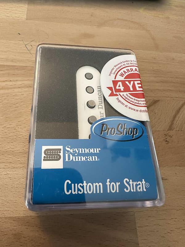 Seymour Duncan SSL-5 Custom Staggered Strat White | Reverb