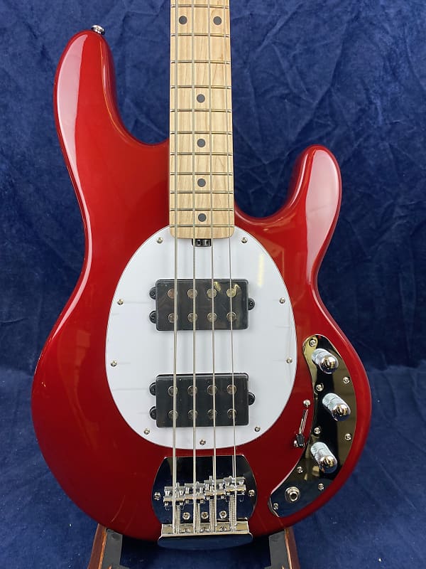 Stering by MusicMan Sub Ray 4 HH Bass in Candy Apple Red | Reverb