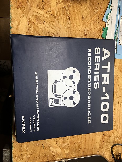 Ampex Atr 100 manual | Reverb