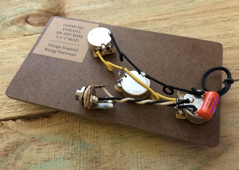 YAMAHA Bass Wiring Harness BB-2000 BB-3000 BB-1000 BB-1600 | Reverb