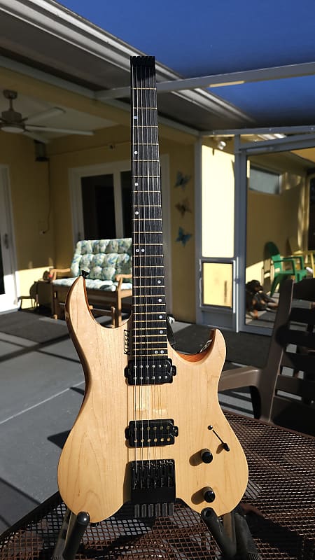 Kiesel Vader neck-through headless 6 string electric guitar. | Reverb