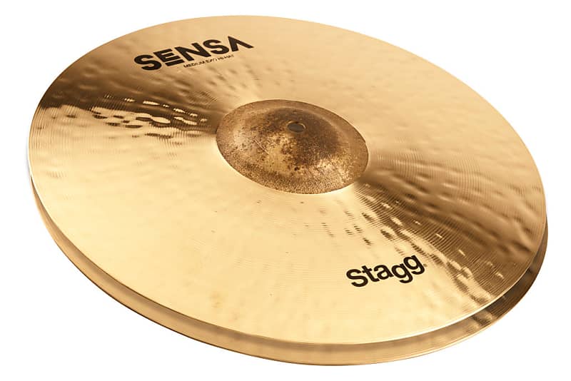 Stagg SENSA 13" Exo Hi-hat Pair - Compact B20 Bronze Cymbals | Reverb