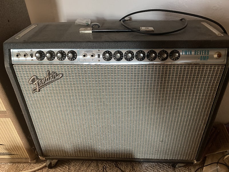 Fender Twin Reverb Silver Face 1972 | Reverb