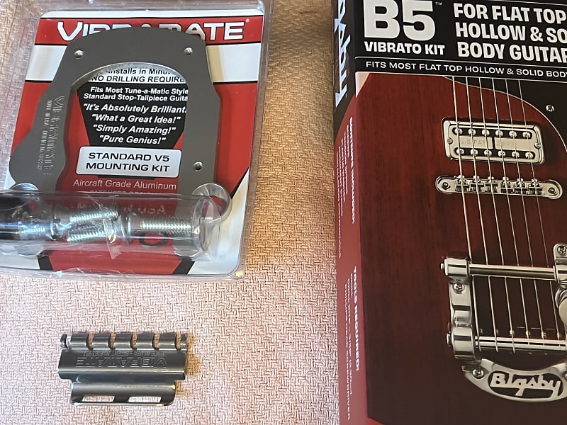Bigsby B5 Vibrato, Vibramate V5 Mount, vibramate EZ stringer | Reverb