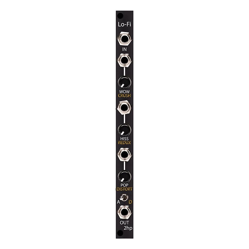 2hp Lo-Fi Eurorack Audio Processing Module (Black) | Reverb