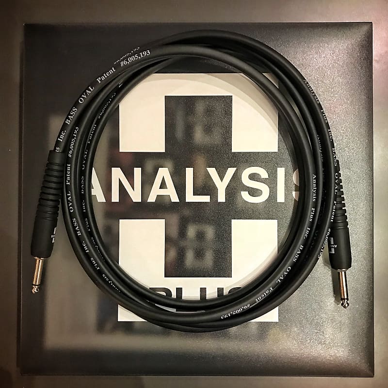 Analysis Plus Bass Oval with Overmold Plug - 10 feet | Reverb UK