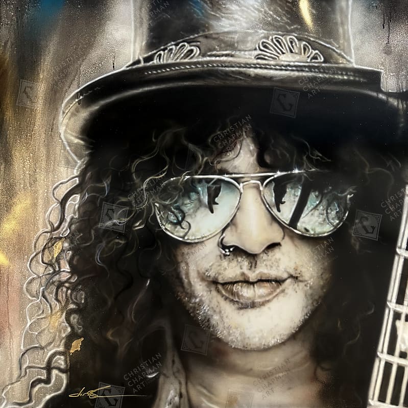 SLASH Guns n Roses original ART | Reverb