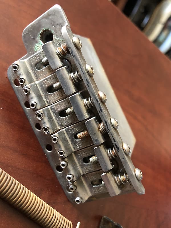 Fender Stratocaster Bridge MIM Reliced MIM | Reverb