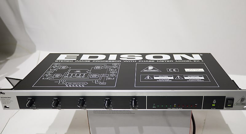 🟢 Behringer Edison Model EX-1 Ex1 Ex 1 Stereo Image Processor | Reverb