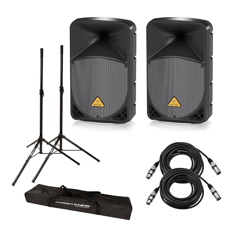 Behringer 2x Eurolive B112D 1000W 12" Powered PA Speaker | Reverb