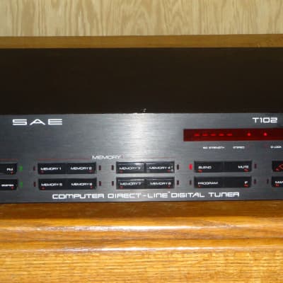 SAE T102 AM/FM Stereo Tuner - Black | Reverb