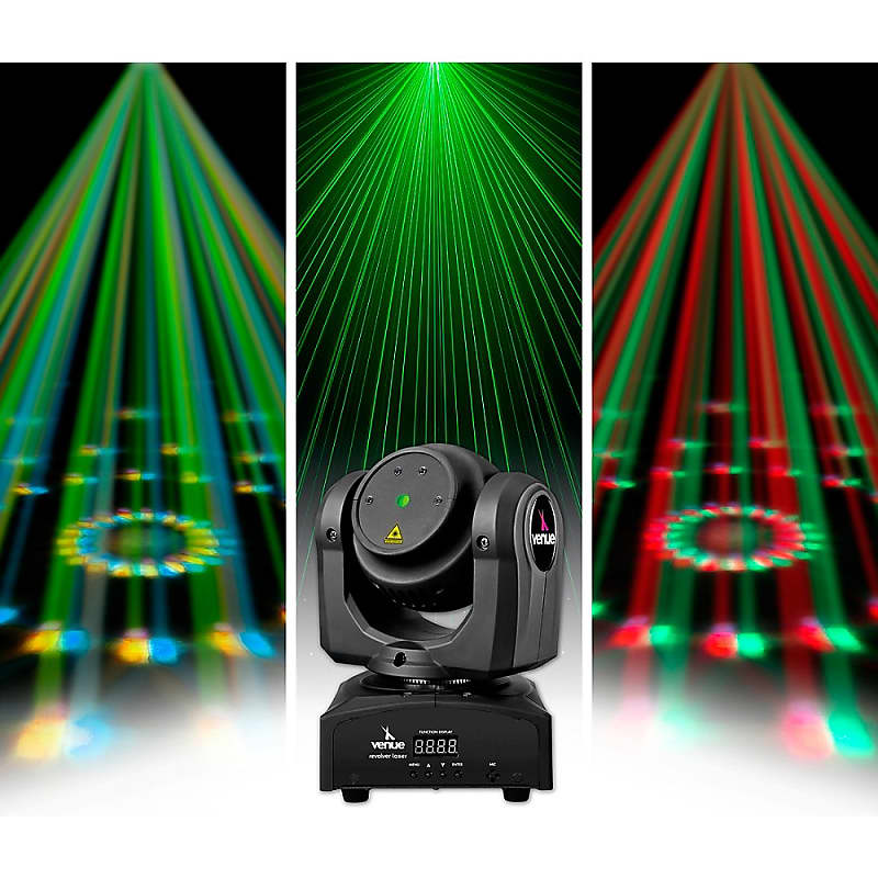 Venue Revolver Laser Dual-Sided Moving Head Effect Light With | Reverb
