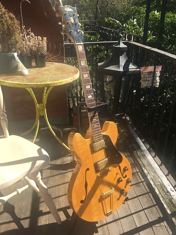 Aria 335 copy [LAWSUIT GUITAR] 1976 Blonde | Reverb