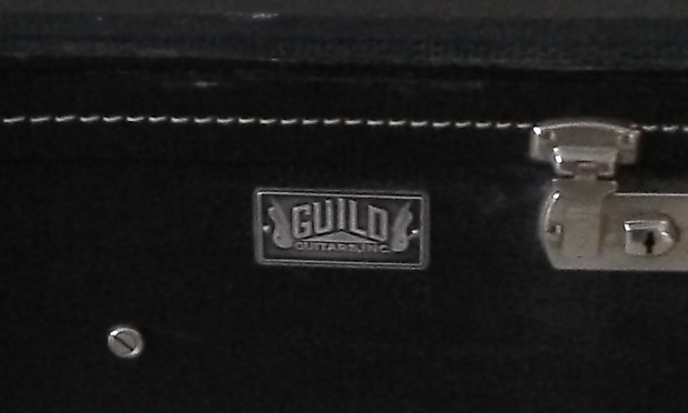 GUILD STARFIRE CASE LATE 60's Black | Reverb Australia