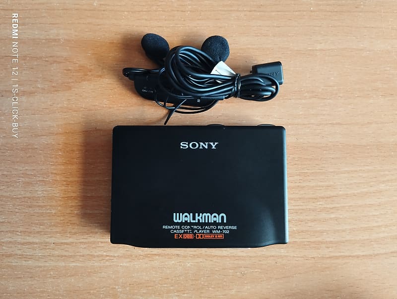 Sony WM 702 black 1989 - Sony Walkman Cassette player WM-702 | Reverb