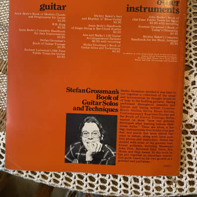 Mel Bay Stefan Grossman’s book of Guitar Solos and techniques | Reverb