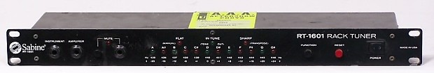 Sabine RT-1601 RACK TUNER MANUAL AND ORIG AC ADAPTOR RACK | Reverb