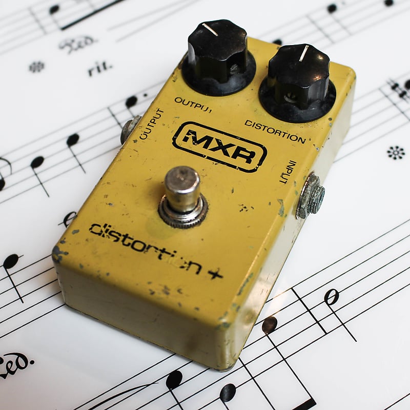 MXR MX-104 Block Distortion + 1975 - 1984 - Yellow | Reverb