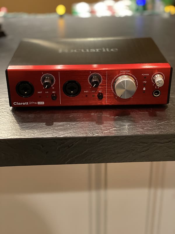 Focusrite Clarett 2Pre USB Audio Interface | Reverb