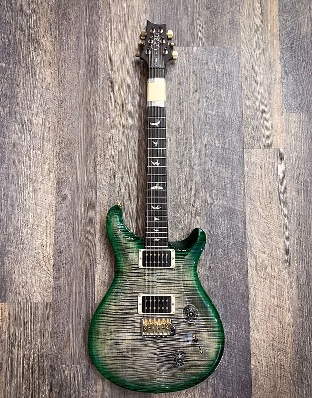 PRS USA Custom 22 Maple 10 Top Electric Guitar Charcoal | Reverb