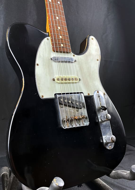 Custom/Hybrid Nashville Telecaster, Black, Relic | Reverb