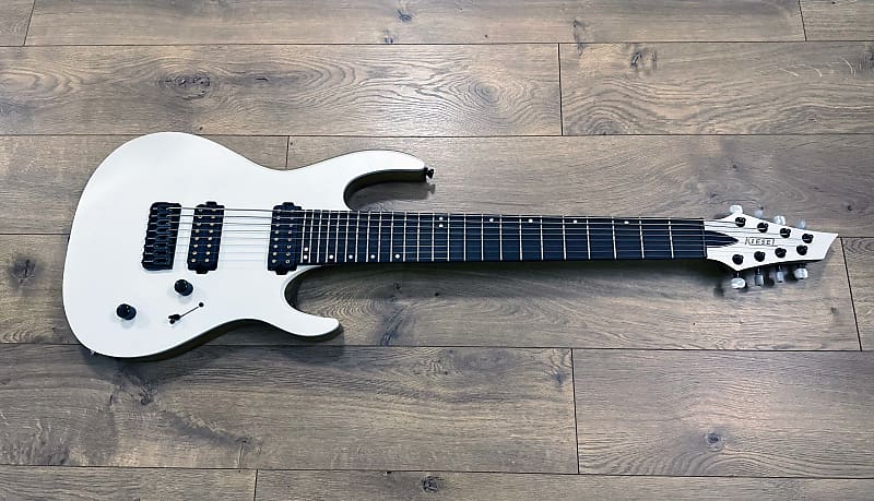 Kiesel DC | 8-string | white on black limba | Reverb