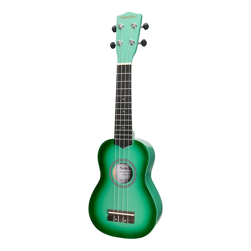 Sanchez 'Colourburst Series' Soprano Ukulele (Greenburst) | Reverb