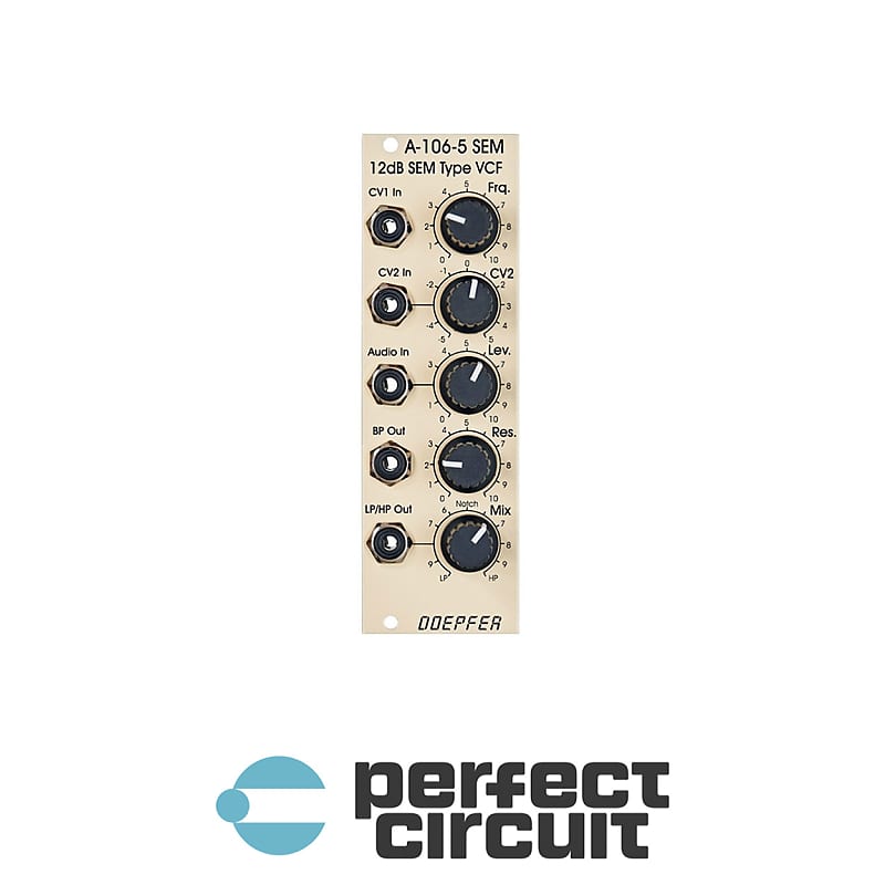 Doepfer A-106-5SE 12dB SEM VCF Filter (Special Edition) | Reverb