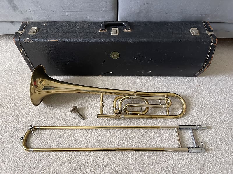 Vintage Bach Mercedes II F-Trigger Trombone, Holton | Reverb