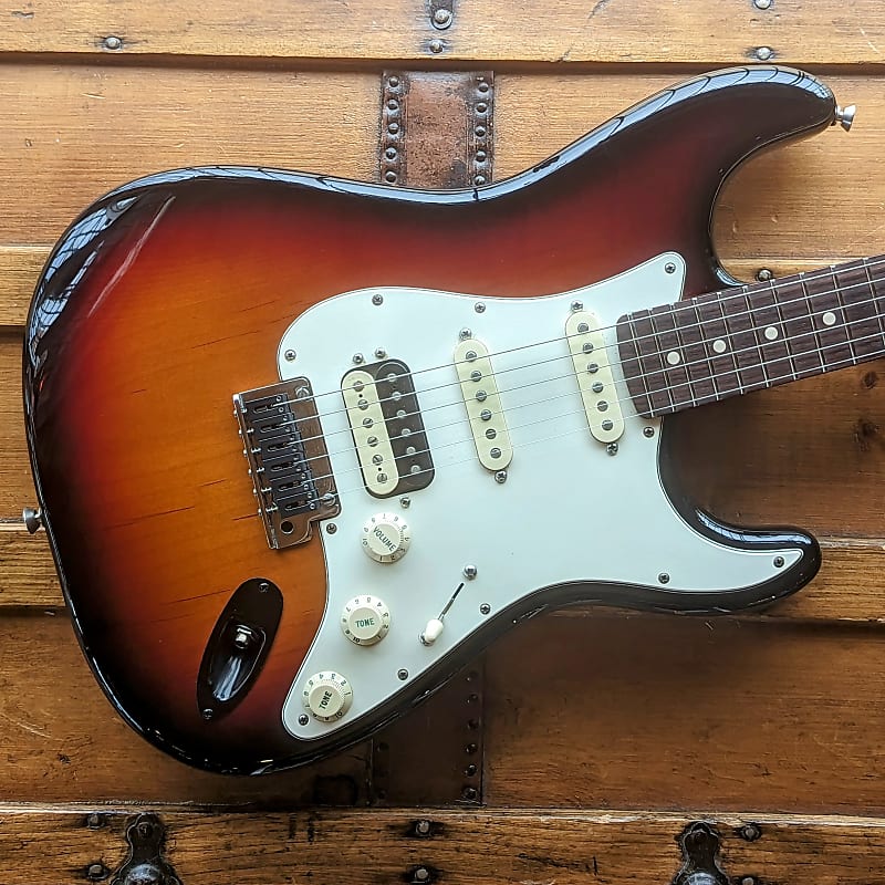 (BM004) Fender/Warmoth HSS Stratocaster - Sunburst | Reverb