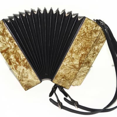 Rare Folk Russian Button Accordion 3 Rows 100 bass Bayan B | Reverb
