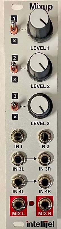 Intellijel Mixup Chainable Mono/Stereo Audio Utility Mixer. - | Reverb