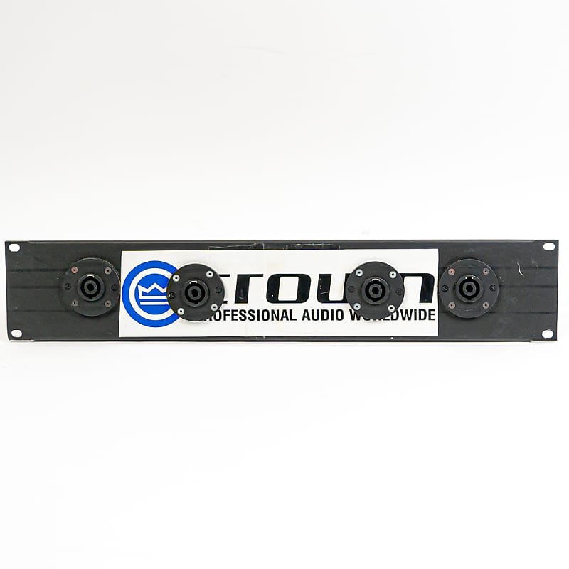 2U Rack-Mountable Junction Plate – Pre-Wired with 4 Neutrik | Reverb