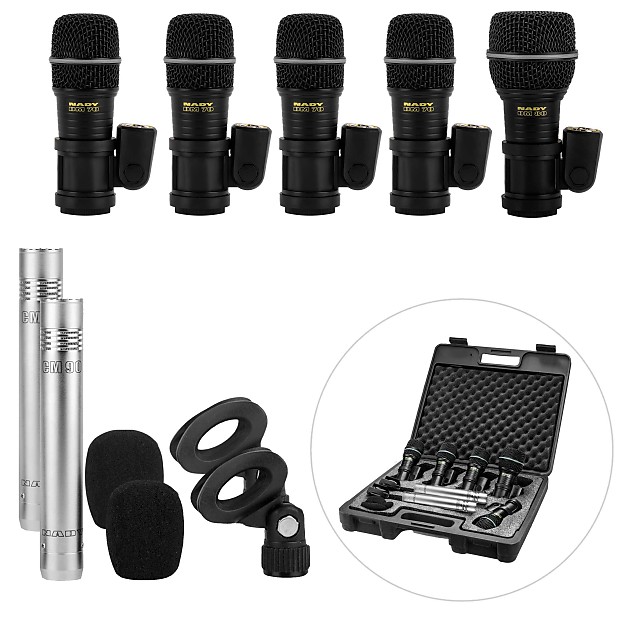 Nady DMK-7C Drum Mic Kit with Carrying Case | Reverb