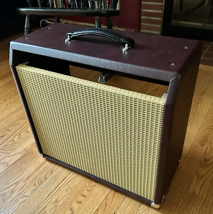 Princeton Reverb 12" Combo Cab, Tall - Wine Red Buggy Whip | Reverb