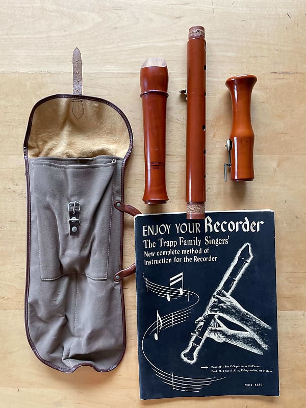 Vintage Wood Tenor Recorder 1960s-1970's | Reverb