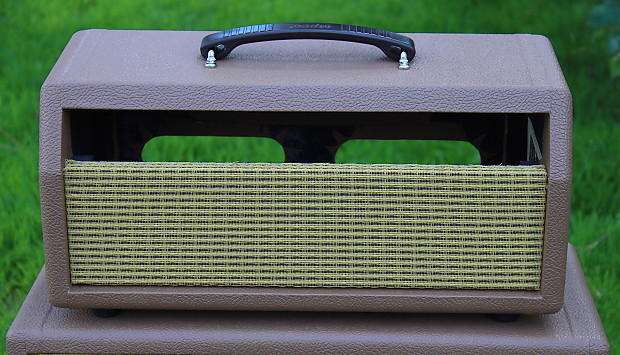 Fender Vibro Champ Head Cabinet Brown / Wheat | Reverb