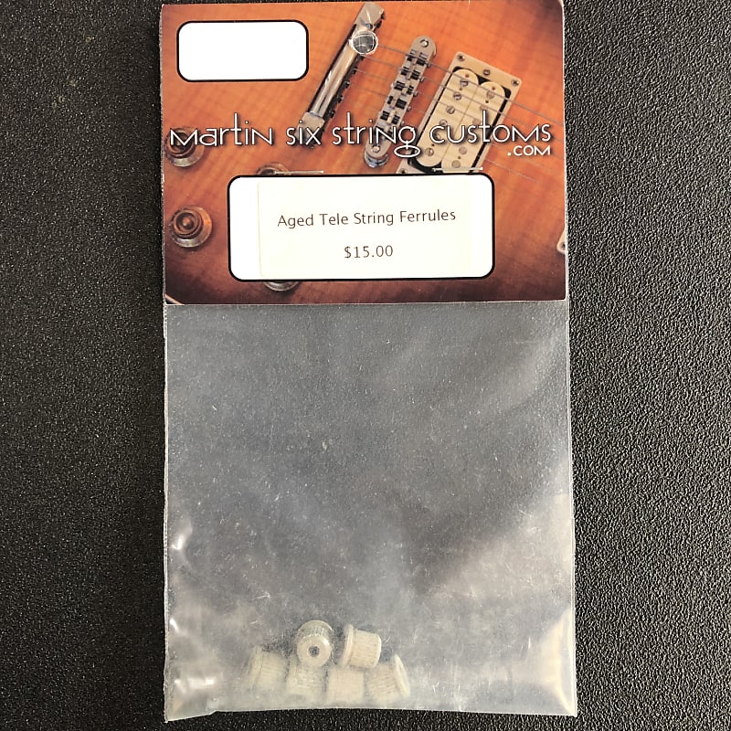 Martin Six String Customs Aged Tele String Ferrules | Reverb