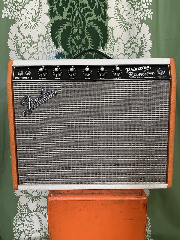 ‘65 Fender Princeton Reverb Reissue FSR Orange/White | Reverb