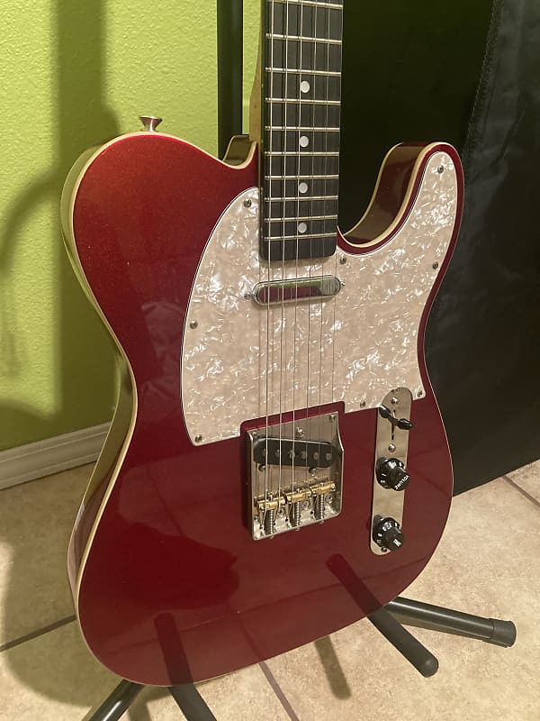 Partcaster 60’s Style Telecaster - Red Sparkle Double Bound | Reverb