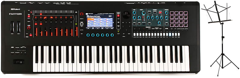 Roland FANTOM-6 Music Workstation Keyboard Bundle with | Reverb