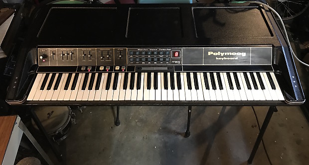Moog Polymoog 280A Analog Polyphonic Synthesizer Sounds | Reverb
