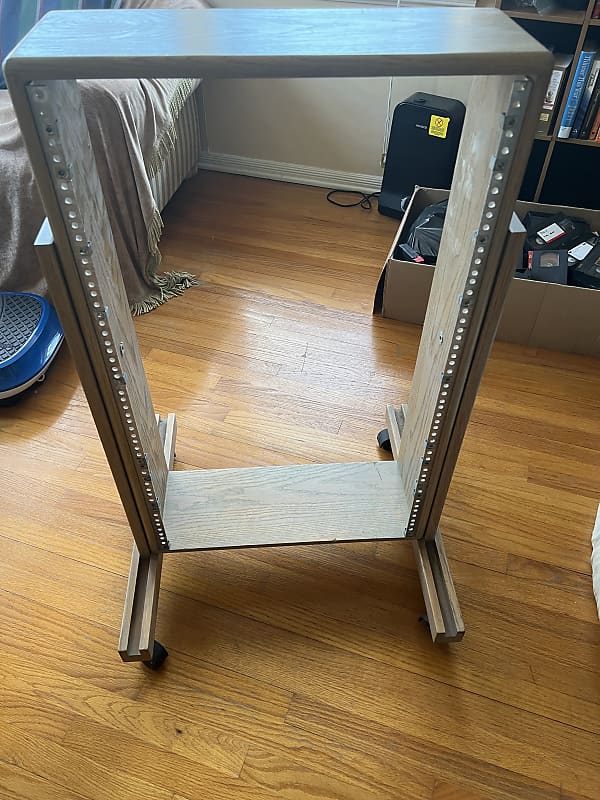 Custom Studio rack mount in light oak finish natural_Set of 2 | Reverb