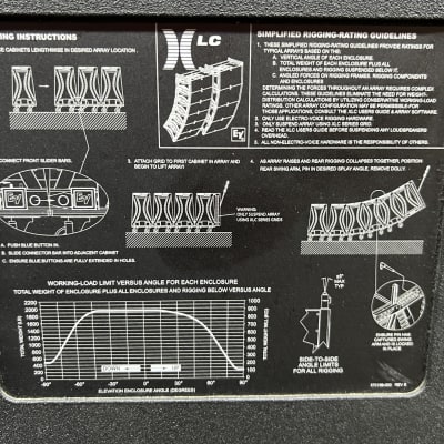 EV/ElectroVoice Speaker XLC 127-DVX 3-way Line Array (One) | Reverb