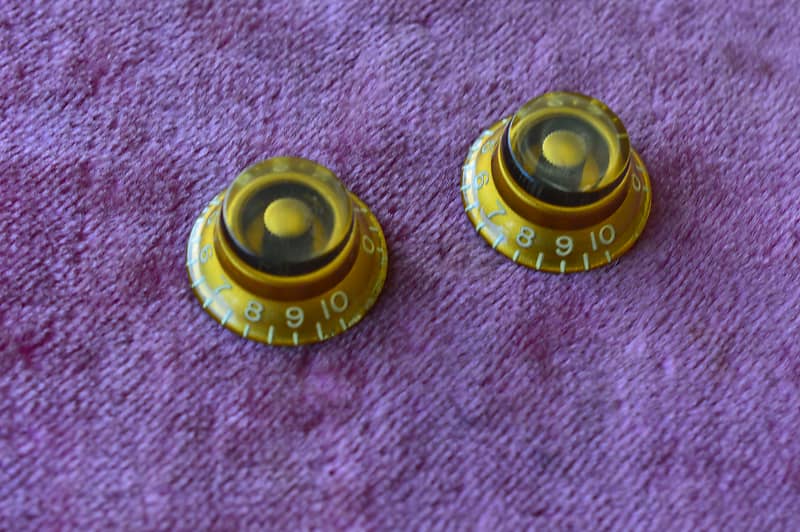 Vintage 1959 Gibson Les Paul Burst Knobs Gold Bonnet 1958 | Reverb