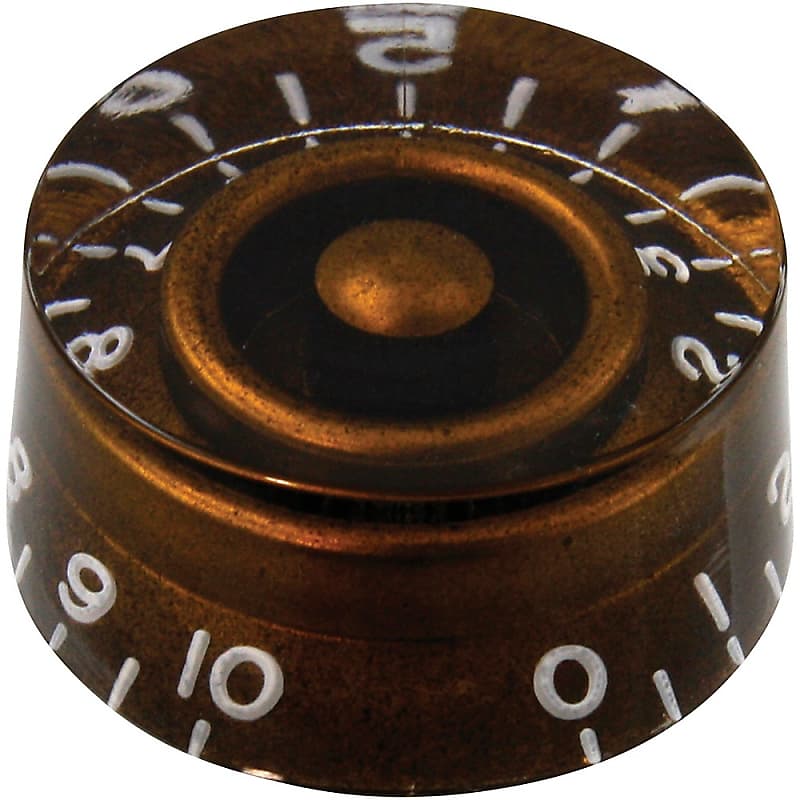 Allparts Set of 2 Chocolate Brown Speed Knobs | Reverb