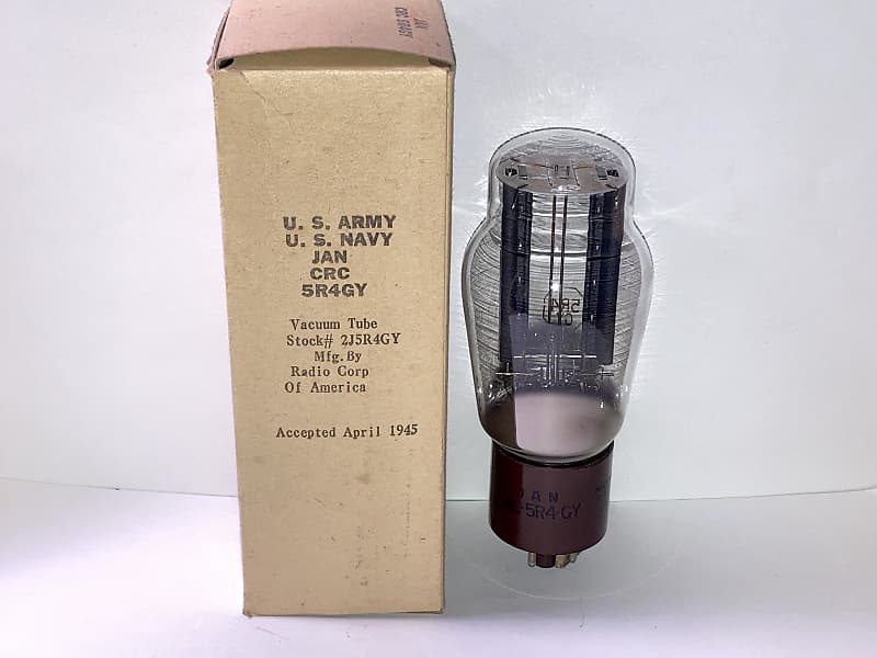 1945 RCA 5R4GY 274B Double D Getter JAN Mil-Spec Rectifier | Reverb