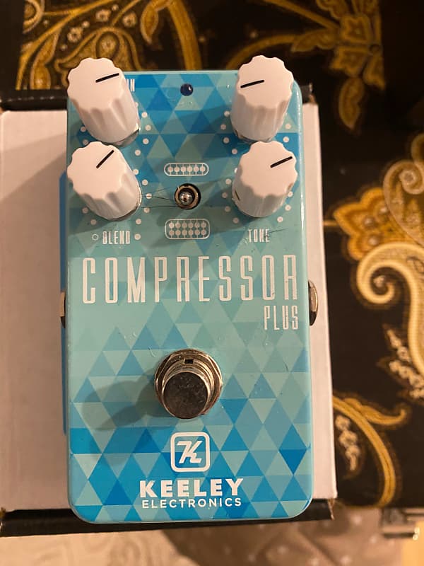 Keeley Compressor Plus LTD 4-Knob Compressor Pedal 2022 Blue | Reverb